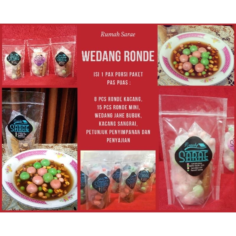 Jual JGM Wedang Ronde Jahe Gula Merah Instan Frozen - Rumah Sarae ...