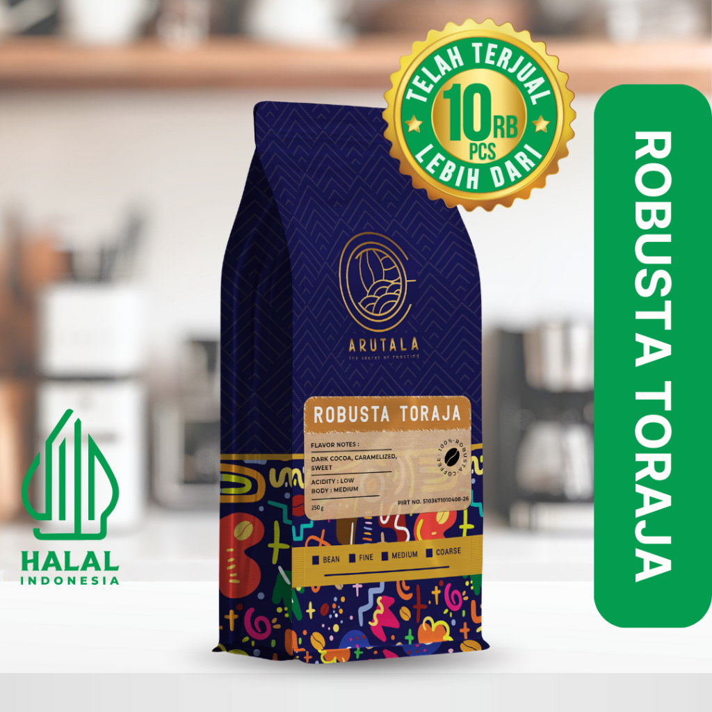 Jual ARUTALA Kopi Toraja Rantebua Robusta Coffee Indonesia 200 gr ...