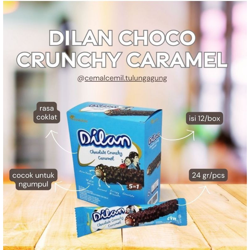 Jual Dilan Coklat Caramel (Per Pack = 12pcs) | Shopee Indonesia