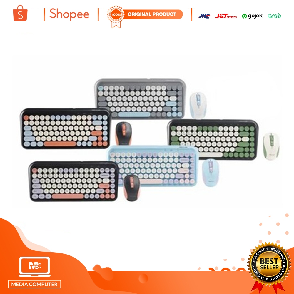 Jual Keyboard Mouse REXUS RX-KM11 Wireless / REXUS KM11 | Shopee Indonesia