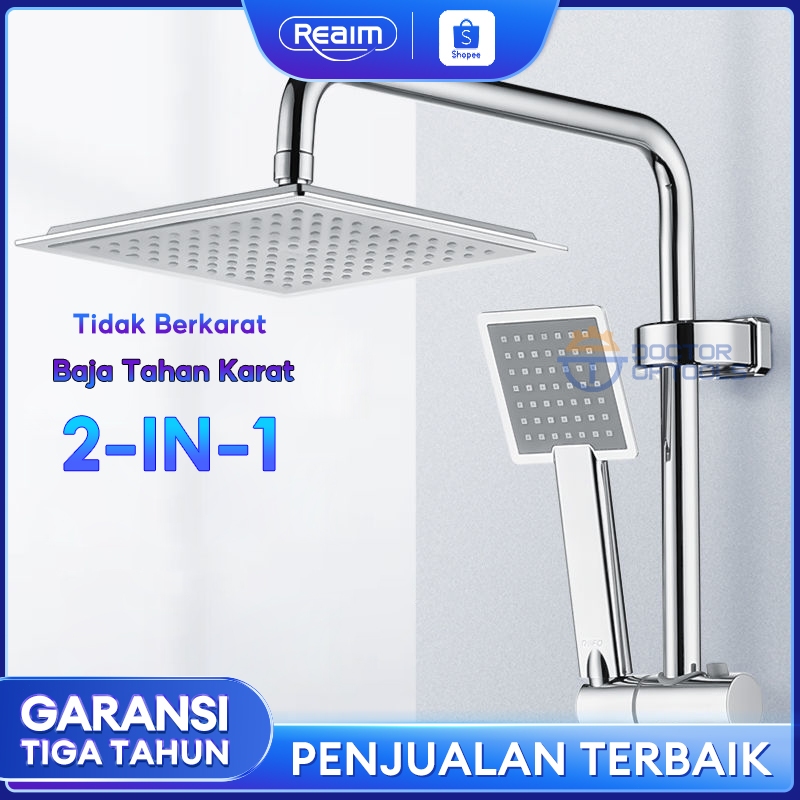 Jual 2 In 1 Shower Tiang Set / Shower Tiang Stainles Set / Tiang Shower 2 In 1 Stainles Shower ...