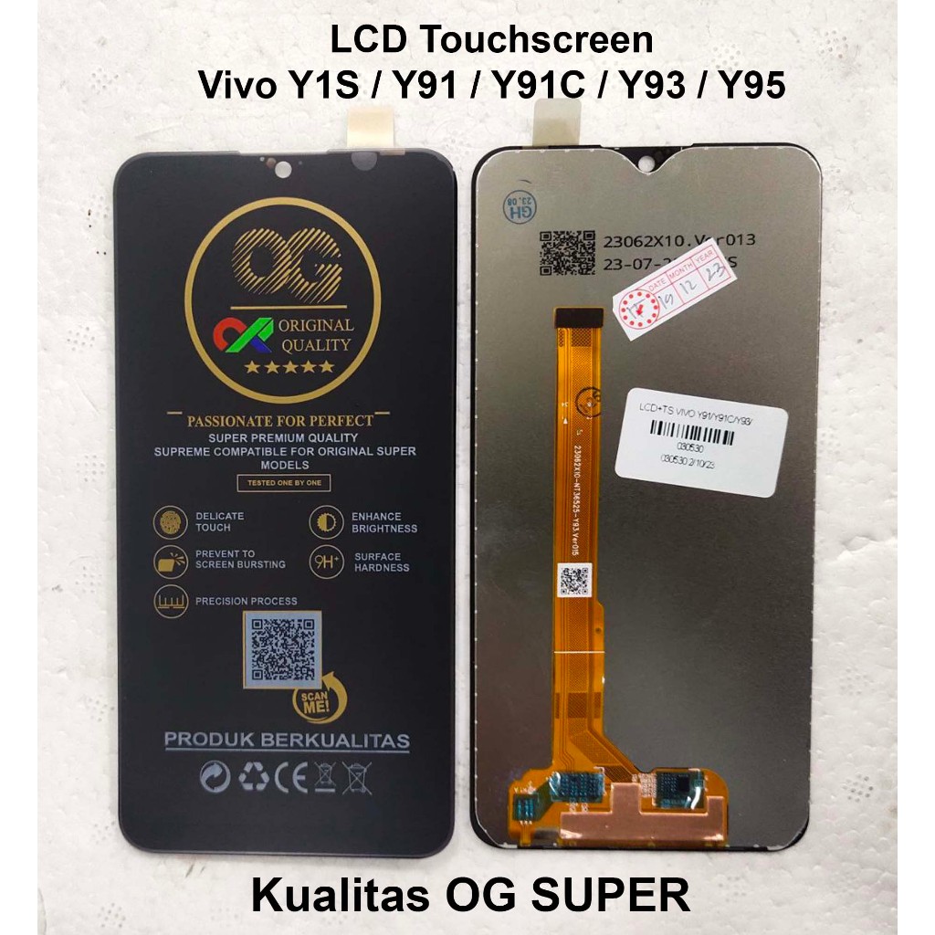 Jual LCD Touchscreen Vivo Y1s / Y91 / Y91C / Y93/ Y95 Fullset | Shopee ...