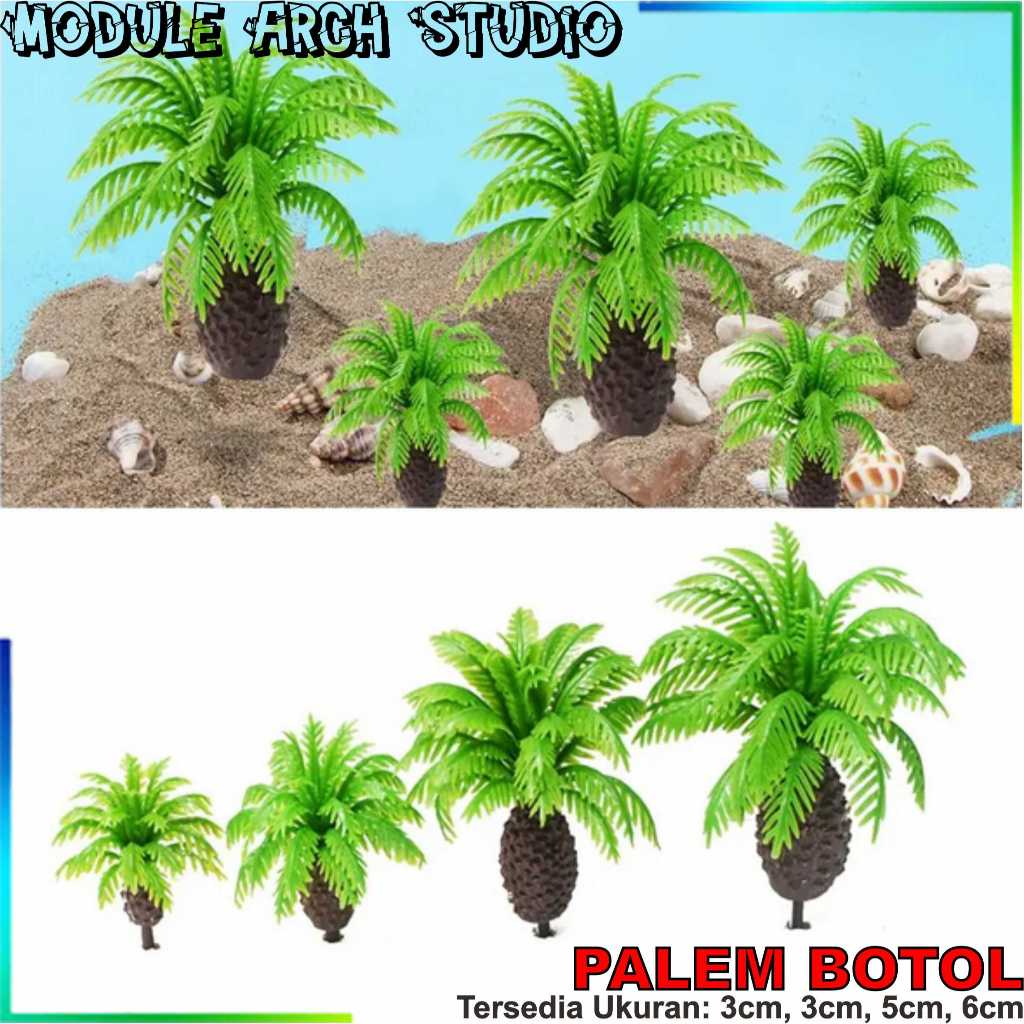 Jual Maket Pohon Palem Botol - Bottle Palm Tree - Miniatur Palem ...