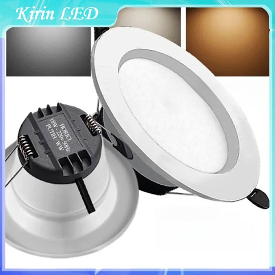 Jual LAMPU DOWNLIGHT LED PLAFON 5 WATT ASLI FULL TERANG 5W NYALA ADA ...