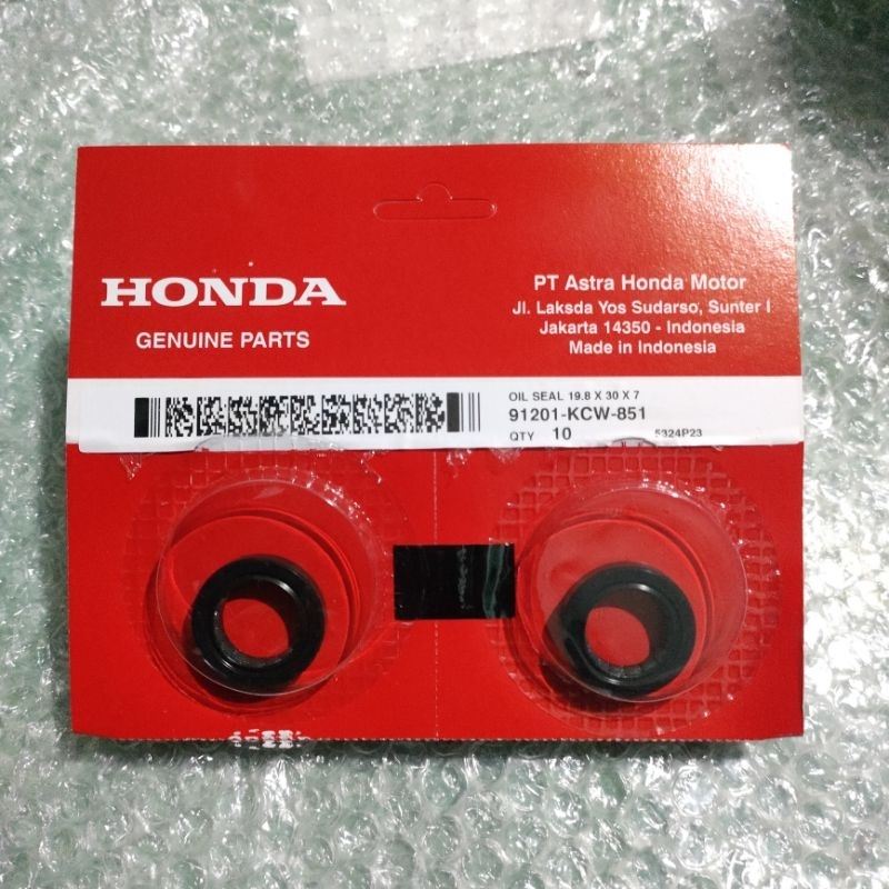 Jual AHM 91201-KCW-851 Oil Seal 19.8 x 30 x 7 Sil magnet kruk as kanan ...
