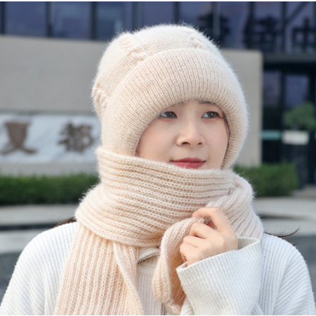 Jual Topi Kupluk dan Syal Set Benies Wanita Hijab Impor Murah | Shopee Indonesia