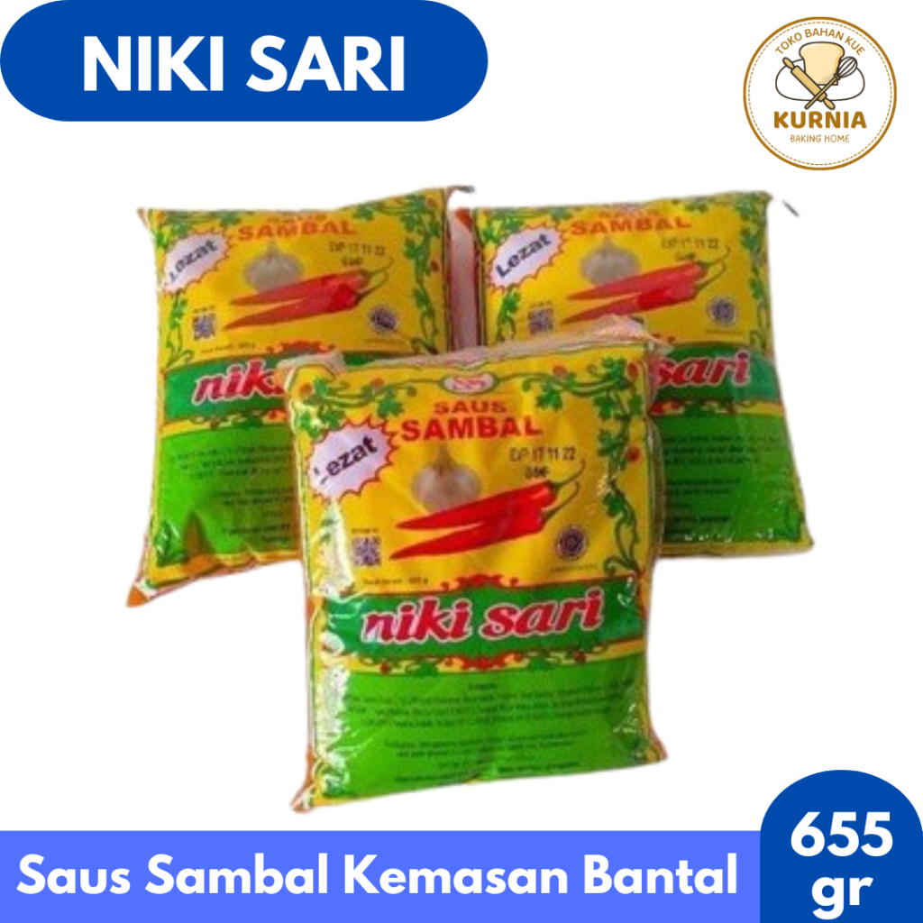 Jual NIKI SARI SAUS SAMBAL KEMASAN BANTAL 500ml | Shopee Indonesia