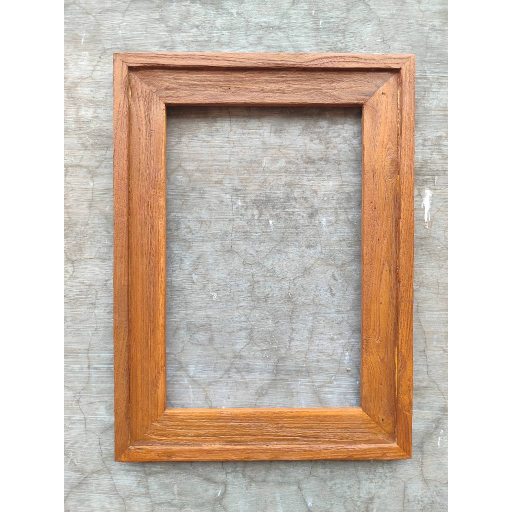 Jual pigura jati tua 12r, a3, a3+ lebar kayu 7cm, model lis samping ...