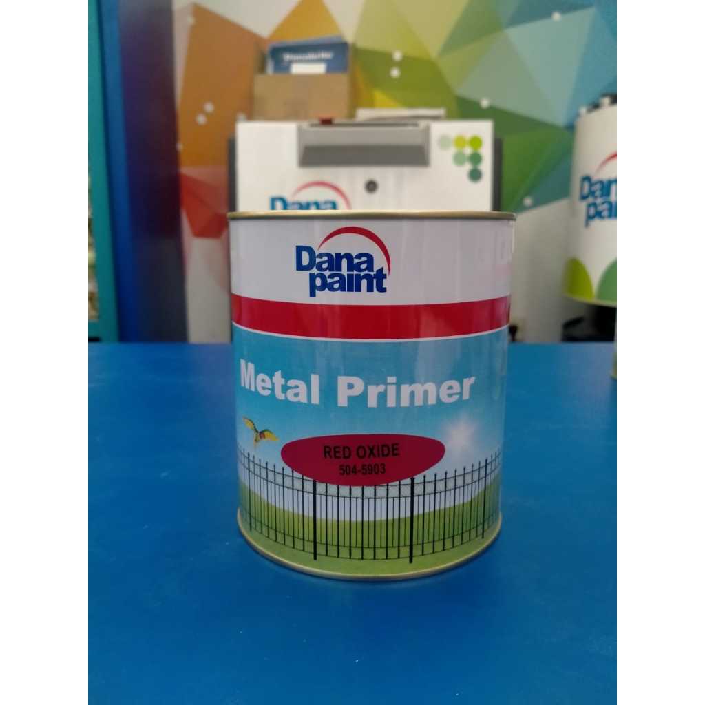 Jual Danapaint Cat Dasar Kayu Dan Besi Red Oxide Primer1 Kg 1 Liter ...
