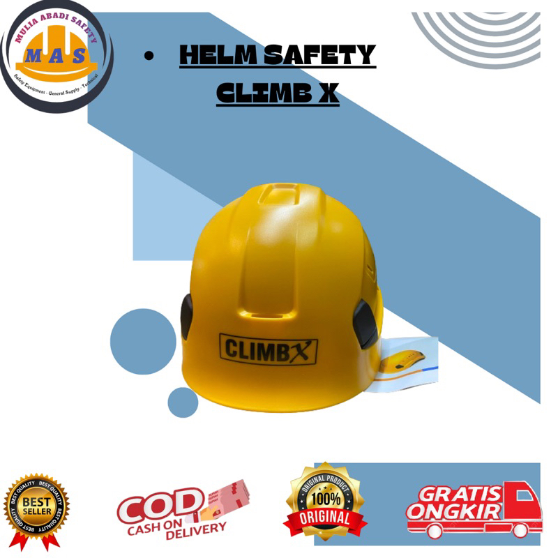 Jual HELM SAFETY CLIMBING CLIMB-X / SAFETY HELMET CLIMBING | Shopee ...