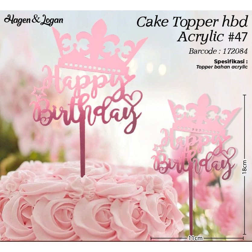 Jual Topper HBD Acrylic | Shopee Indonesia