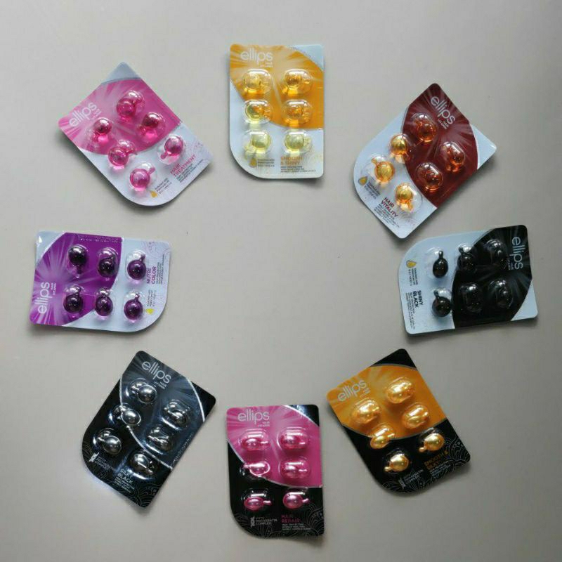 Jual Ellips Vitamin Rambut isi 6 PCS Elips Hair Vit Pro Keratin Nutri ...
