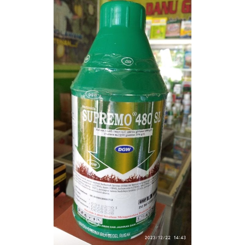 Jual HERBISIDA SUPREMO 480 SL 1 LITER | Shopee Indonesia