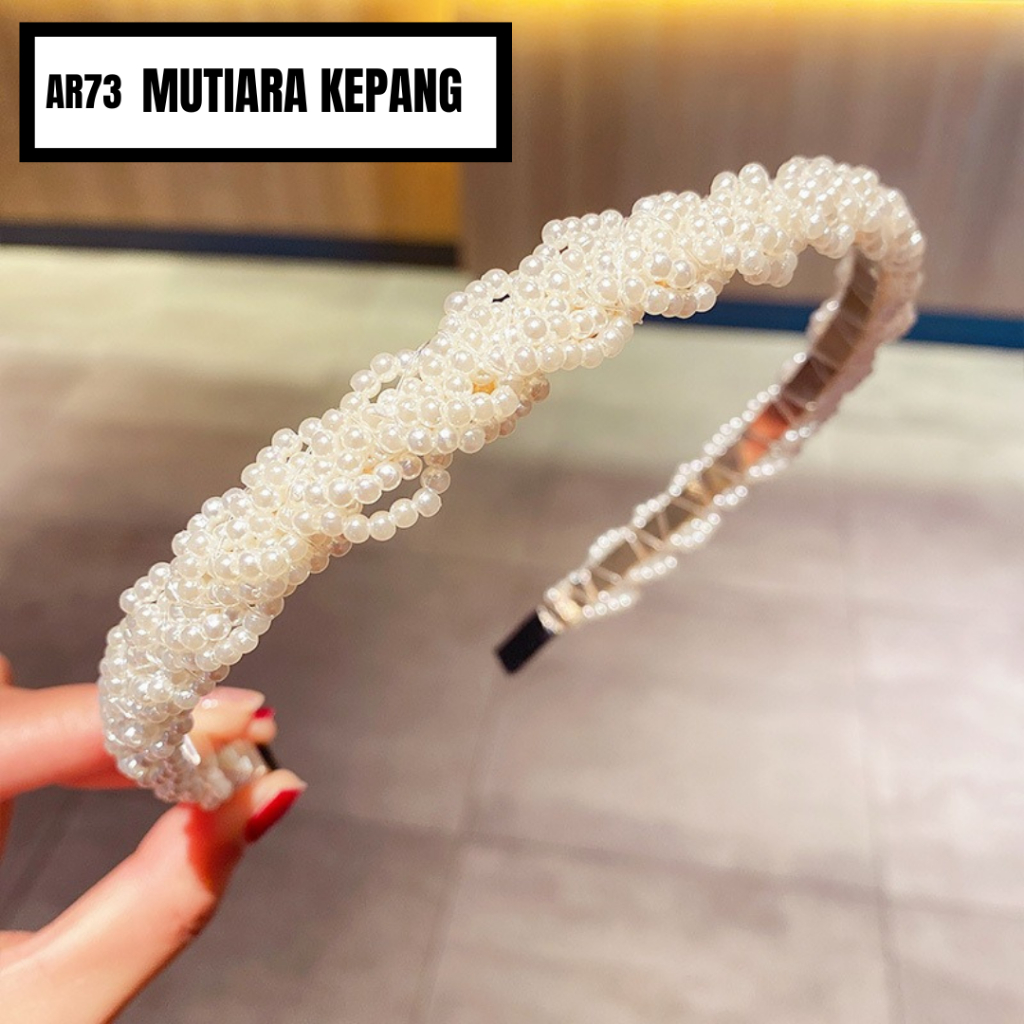 Jual Bando Korea Aksesoris Rambut Wanita Bando Mutiara MCO AR73 ...