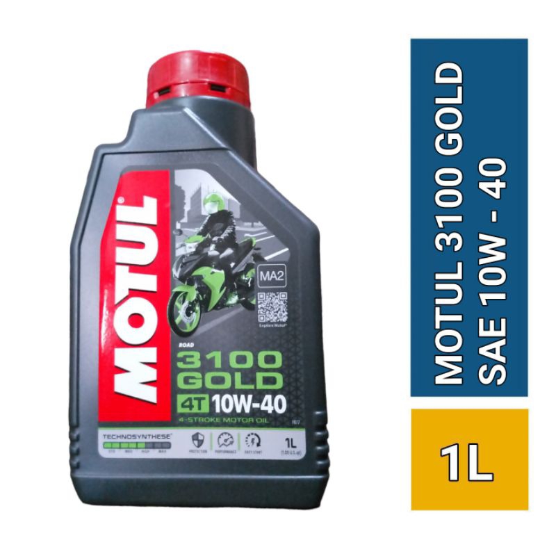 Jual MOTUL 3100 4T 10W - 40 1L - Oli Motor 4T Non Matic | Shopee Indonesia