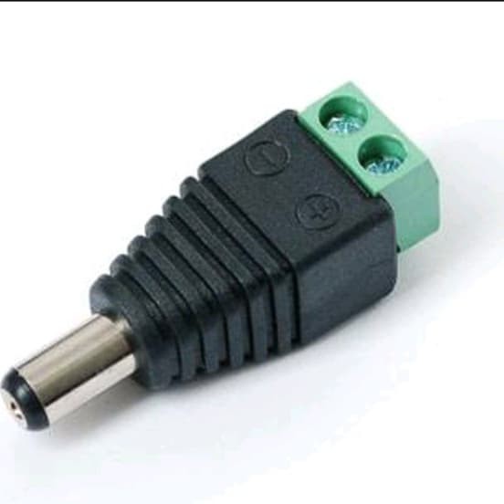 Jual KONEKTOR JACK DC MALE CCTV CONNECTOR SOCKET POWER DC COWOK | Shopee Indonesia