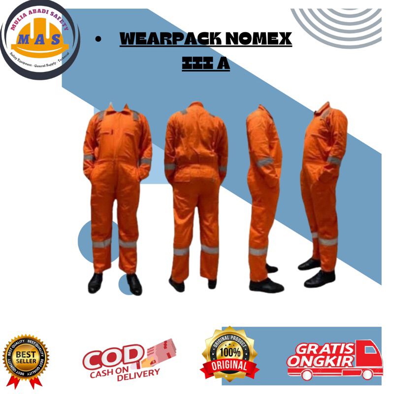 Jual Wearpack Safety Nomex IIIA/ Coveral Safety Nomex IIIA/Wearpack ...