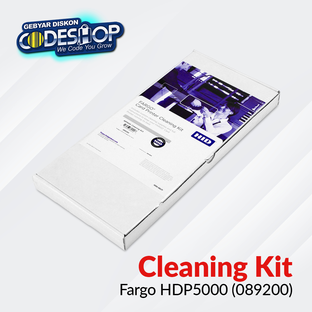 Jual Fargo Cleaning Kit HDP5000 HDP-5000 ID Card Printer Original ...