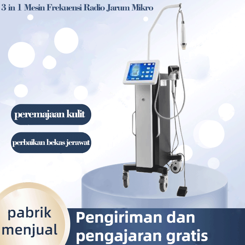 Jual Rahasia RF Micro Needling Mesin RF Emas RF Microneedles Frekuensi ...