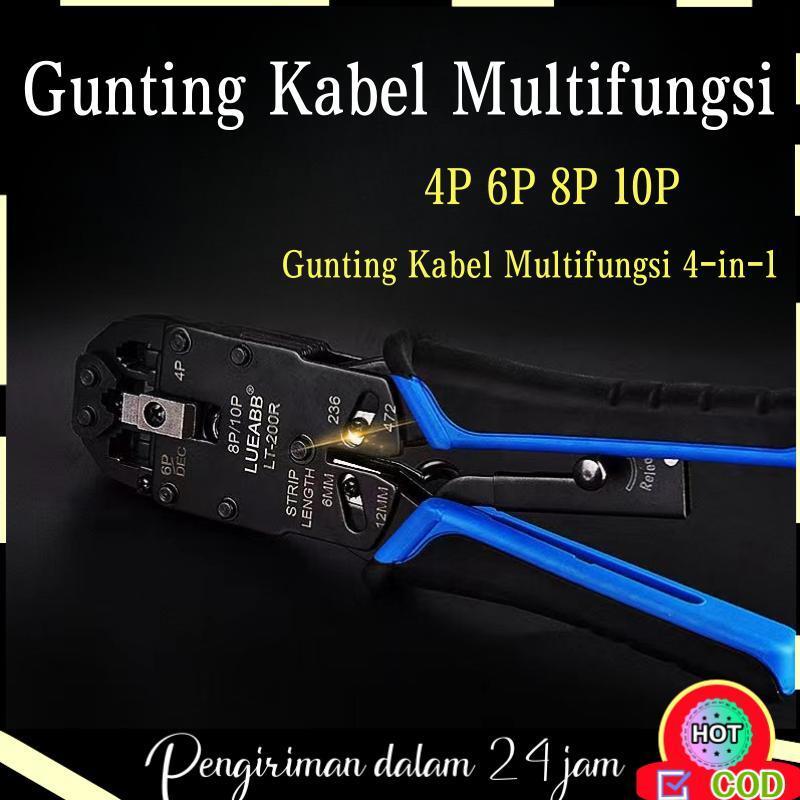Jual 10P TANG CRIMPING KRIMPING TOOL SUPPORT EZ ANTI GAGAL CAT6 RJ45 ...