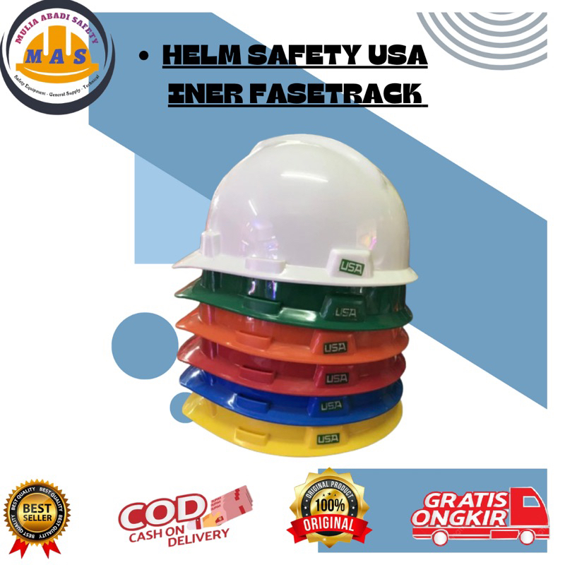 Jual Helm Safety Usa Inner Fasetrack Murah / Helm Safety Proyek ...