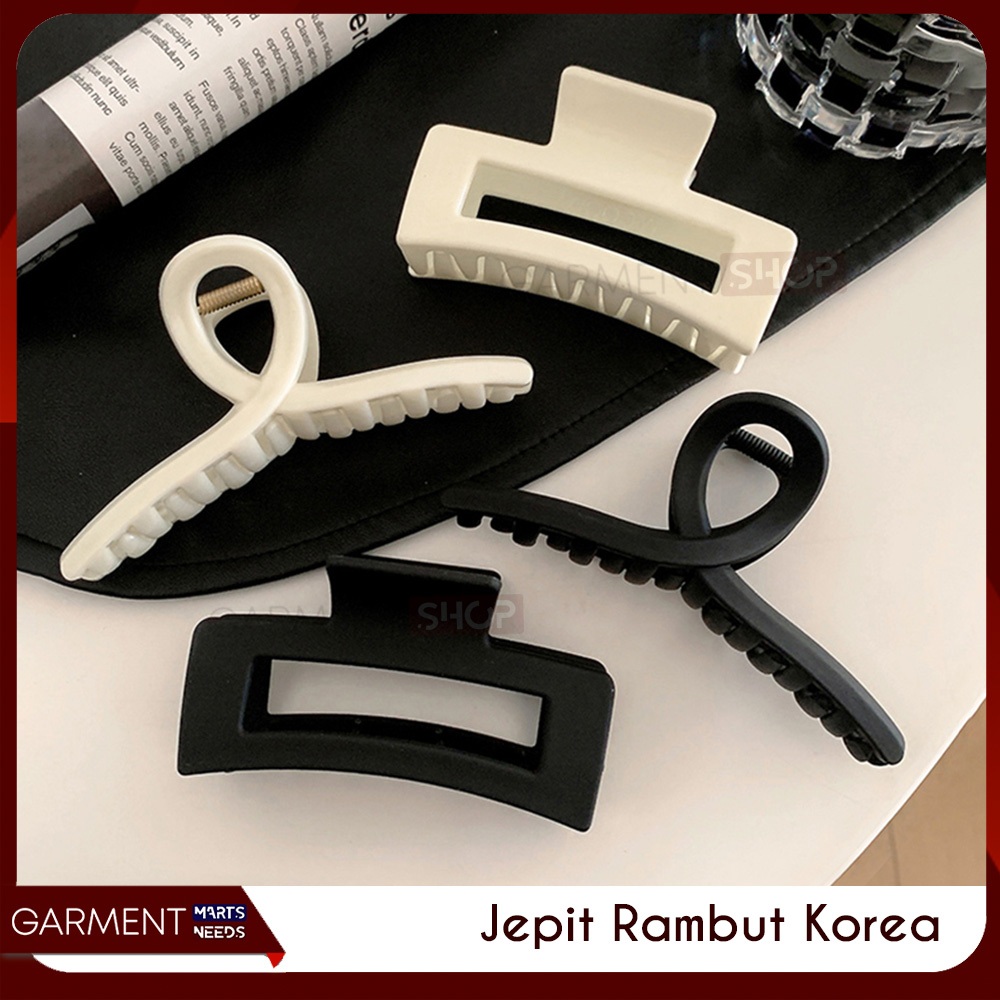 Jual Jepit Wanita Koleksi Black White Jedai Doff Wave Zigzag Silang ...