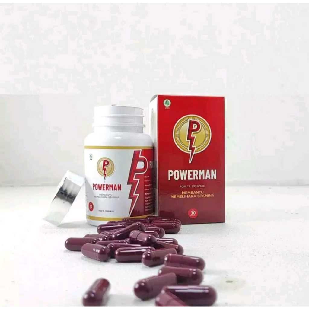 Jual POWERMAN obat kuat pria herbal original 100% ampuh bpom cepat pembesar Pembesar penis mr p ...