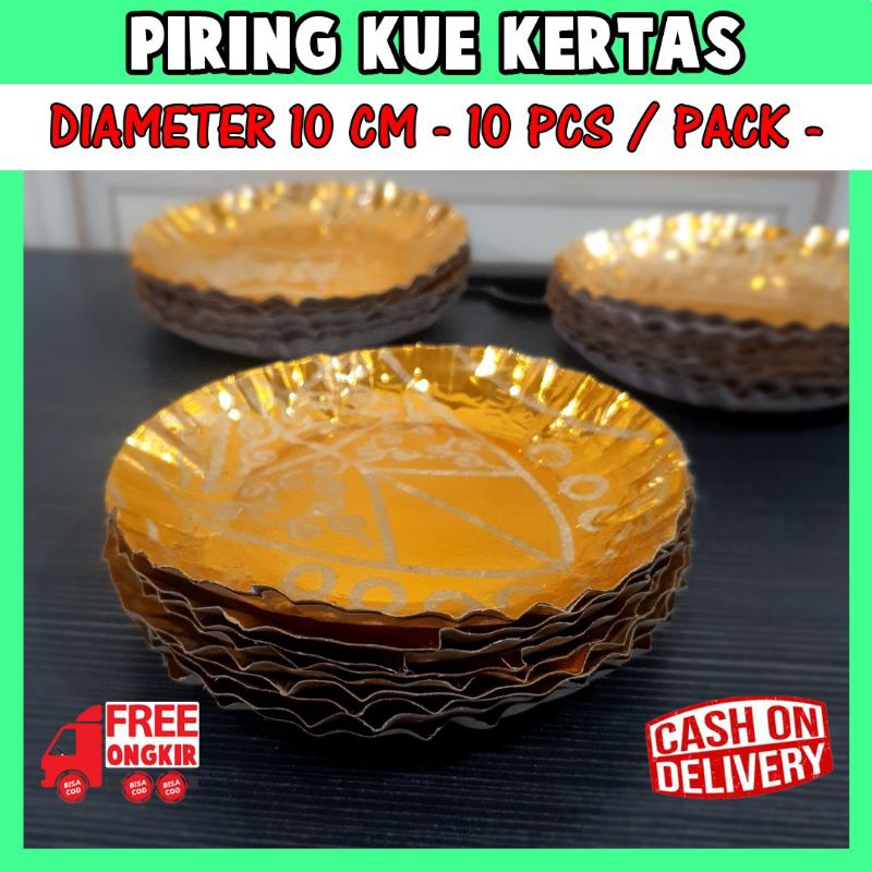 Jual Piring kue ulang tahun / Piring Kue Kertas GOLD / Piring kertas ulang tahun | Shopee Indonesia
