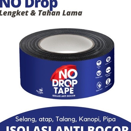 Jual Terkini LEM PEREKAT LAKBAN ISOLASI ANTI BOCOR NO DROP NODROP TAPE WATERPROOFING BITUMEN ...