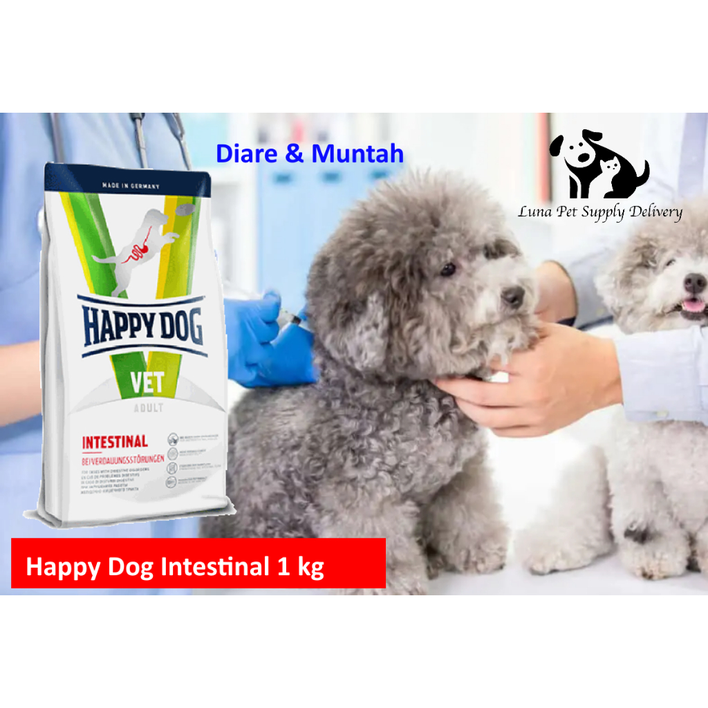 Jual Happy Dog Vet Intestinal 1 kg Makanan Anjing Diare dan Muntah ...