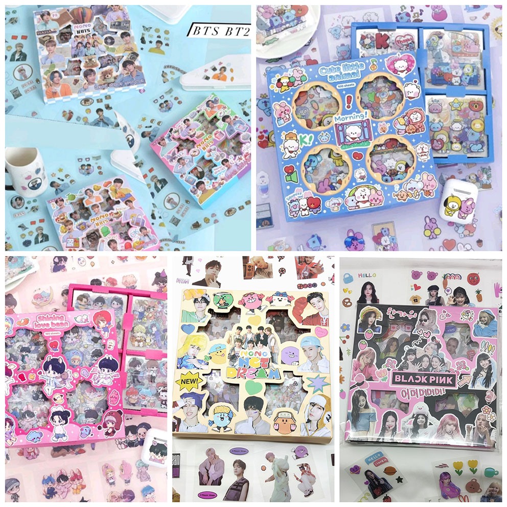 Jual Sticker BTS BT.21 Blackpink NCT - KEMASAN PLASTIK - Stiker ...