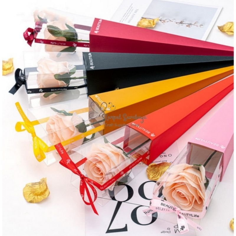 Jual SINGLE BOX ROSE BUKET MAWAR KUNTUMAN DALAM BOX BUKET MAWAR ...