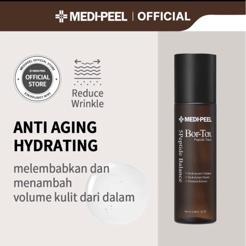Jual Medi Peel Bor-tox peptide wrinkle stick(multi balm anti aging ...