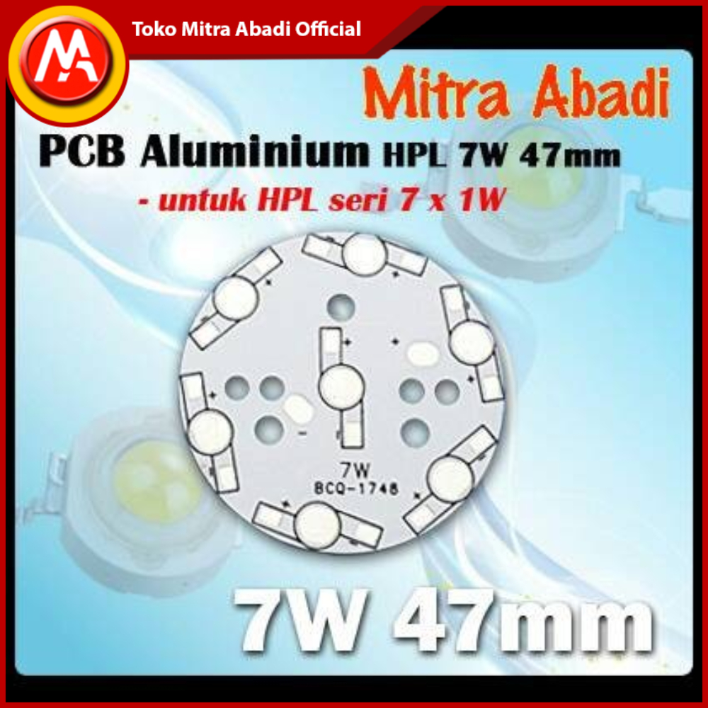 Jual PCB Aluminium HPL 7 Watt 47 mm | Shopee Indonesia