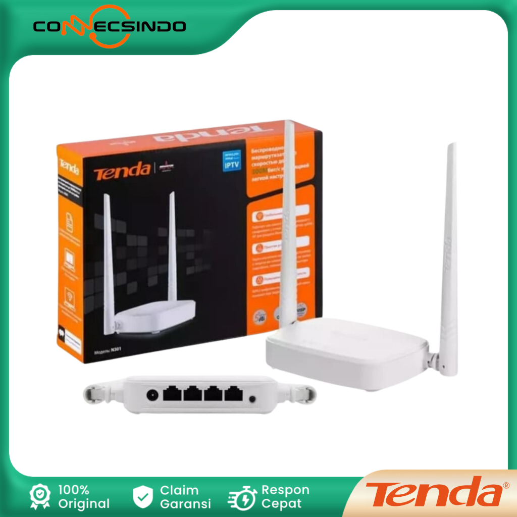 Jual Router Wifi Tenda N301 Indoor Multi mode AP acces point | Shopee ...