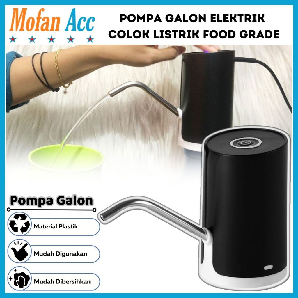Jual Pompa Galon Elektrik Q2 LED Colok Listrik / Dispenser Air Minum ...