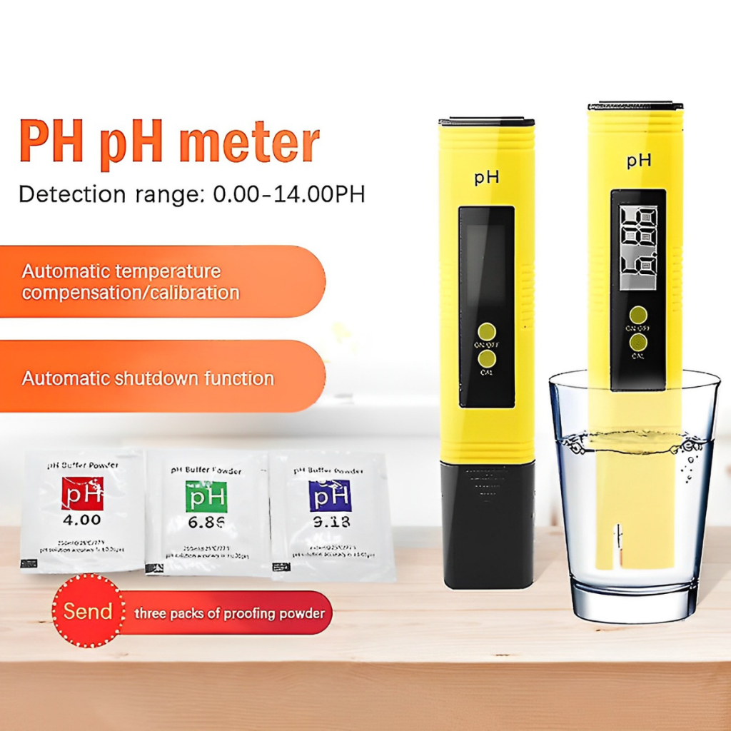 Jual PH Meter Alat Ukur Air Hidroponik Ph Meter Digital LED Ph Air ...