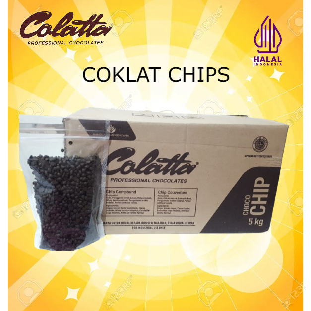 Jual Coklat Chip Mini / Chocolate Chip Mini Compound Colatta 250 gram ...