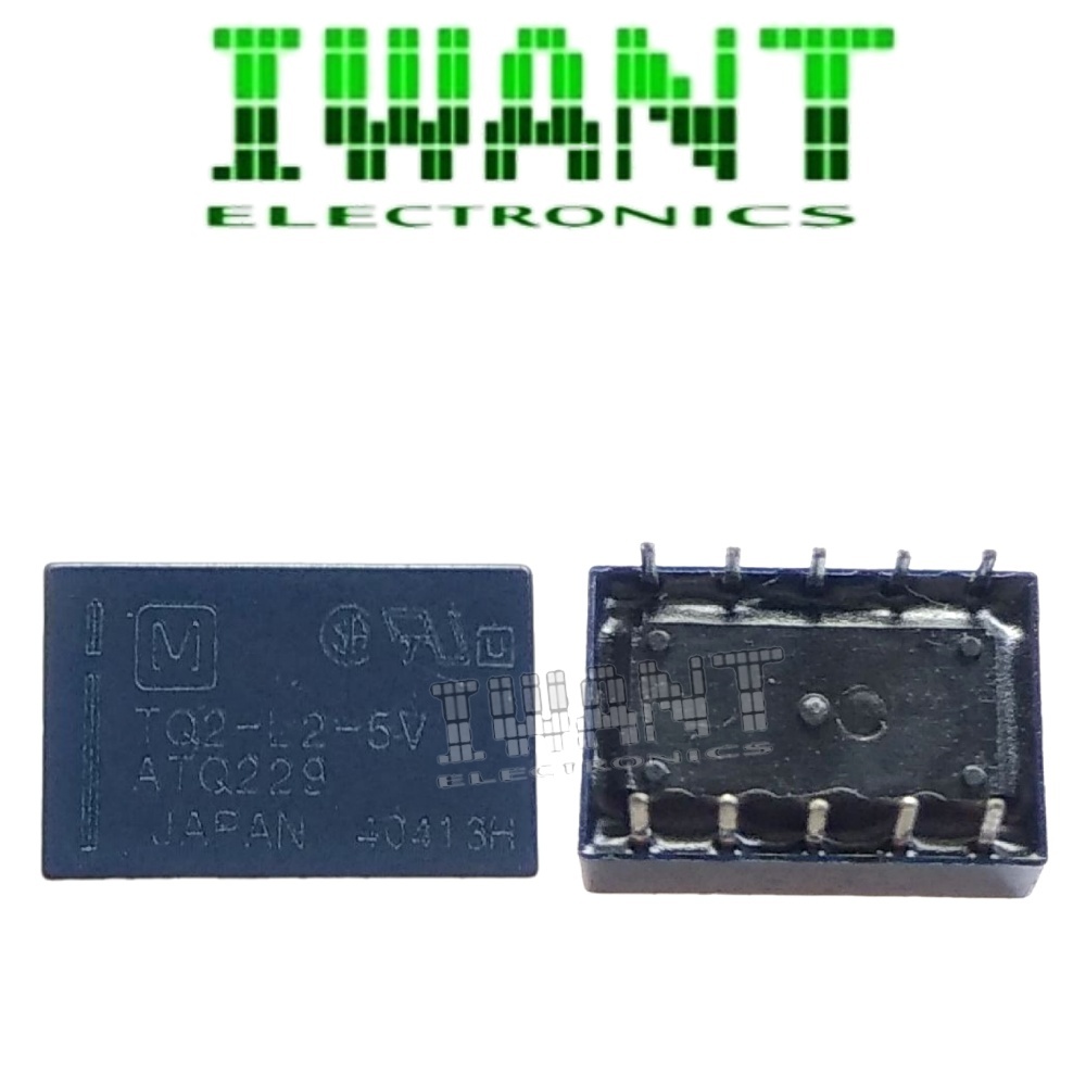 Jual RELAY TQ2-L2-5V RELAY 5 VOLT 10 PIN RELAY 5 VOLT10 KAKI PANASONIC ...