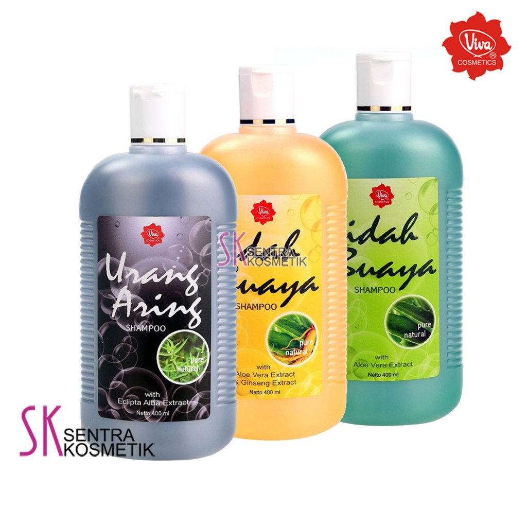 Jual VIVA Shampoo Urang Aring Shampo Lidah Buaya Ekstrak Ginseng 400 ml ...