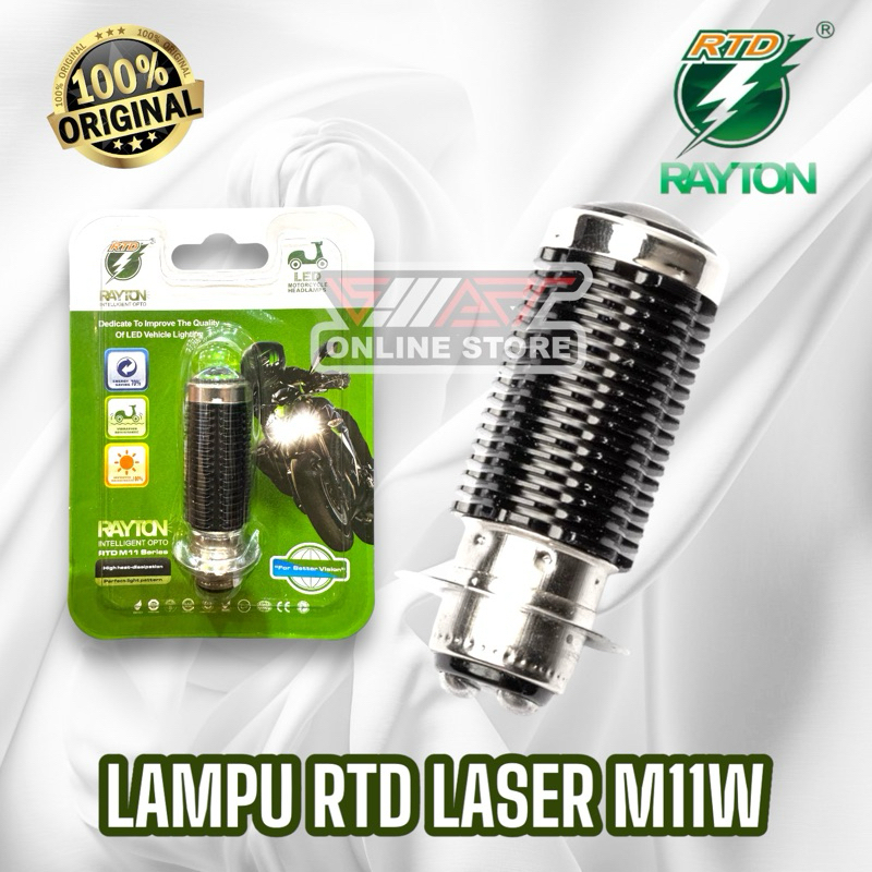 Jual LAMPU LED RTD M11W MOTOR BEBEK / LAMPU DEPAN MOTOR LED PUTIH M11W | Shopee Indonesia