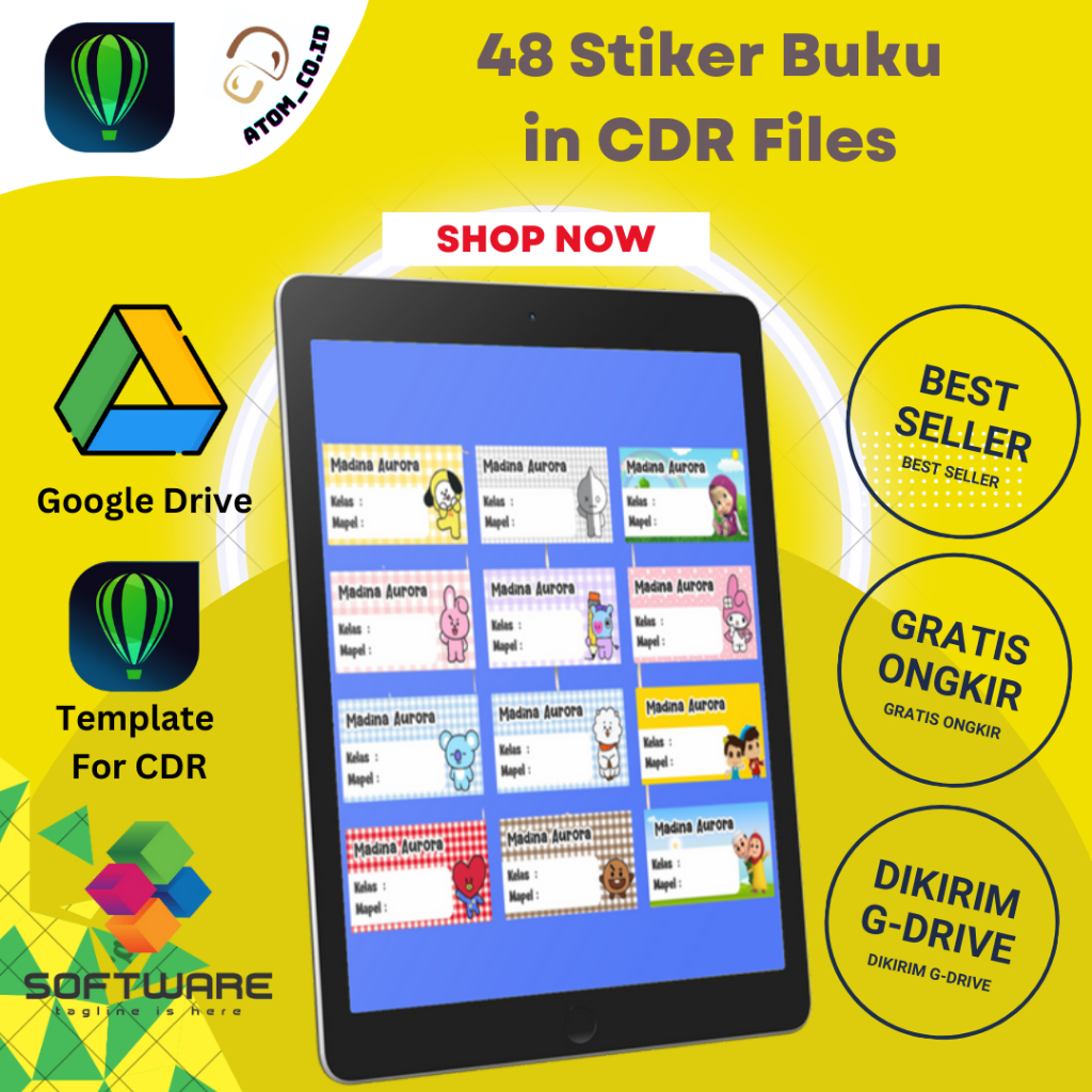 Jual 48 Stiker Buku CorelDraw Files Versi 2022 | Shopee Indonesia