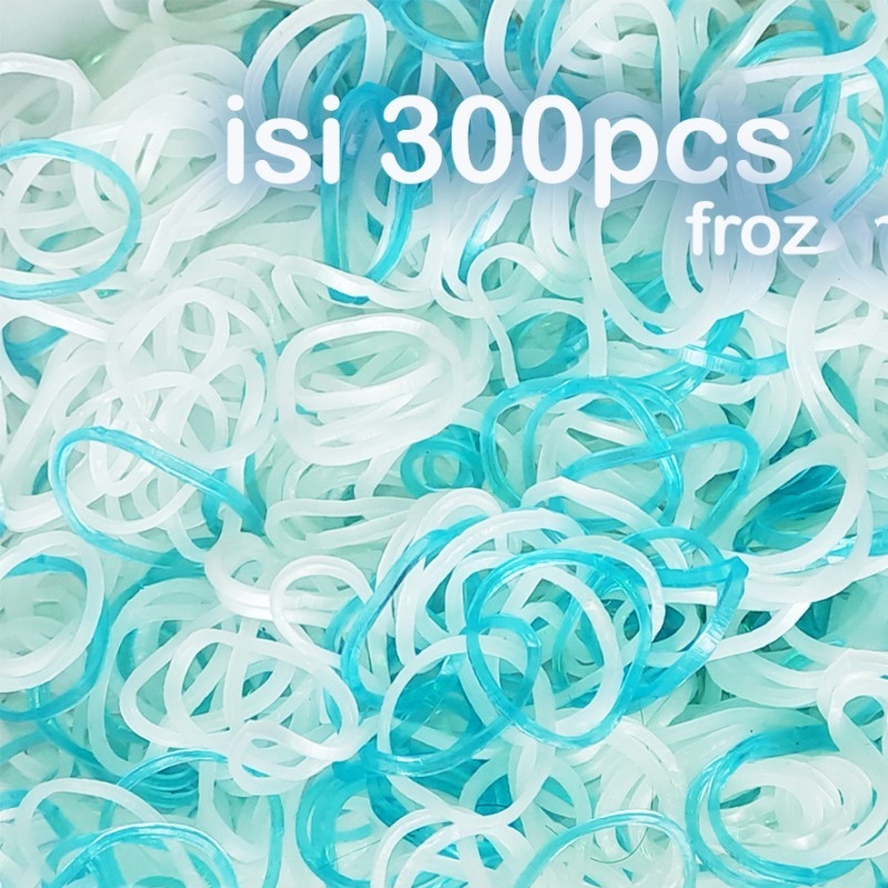 Jual Karet Rainbowloom Bands Isi 300 Pcs Jelly Putih | Shopee Indonesia