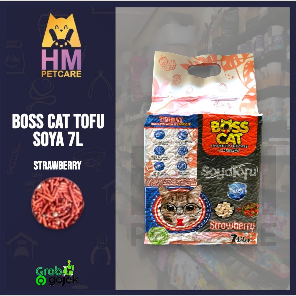 Jual BOSSCAT TOFU SOYA 7L Boss Cat Pasir Kucing Tofu Soya 7 Litter Bos ...