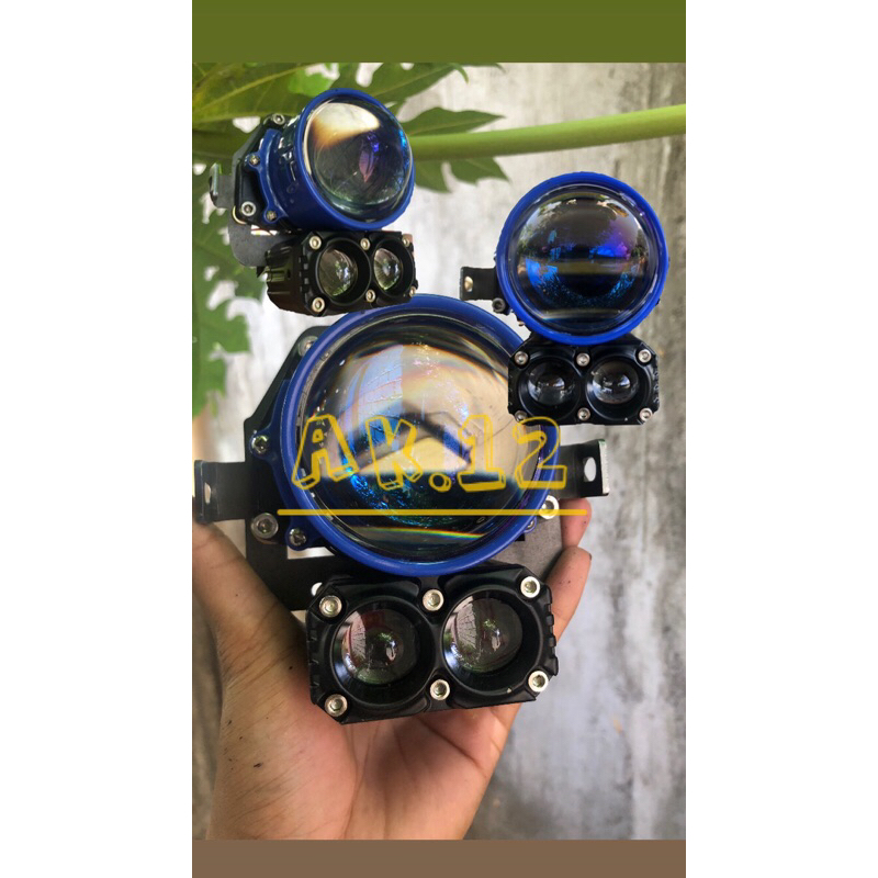 Jual BRACKET BILED 3INCH MINILASER PNP BATOK CB125 & BATOK CD | Shopee ...