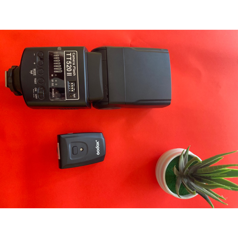 Jual Godox TT520 II Camera Flash + Trigger | Shopee Indonesia