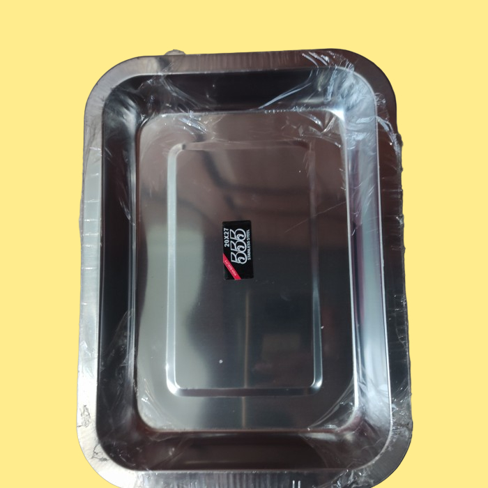 Jual Talam kotak stainless kedalaman nampan besi | Shopee Indonesia
