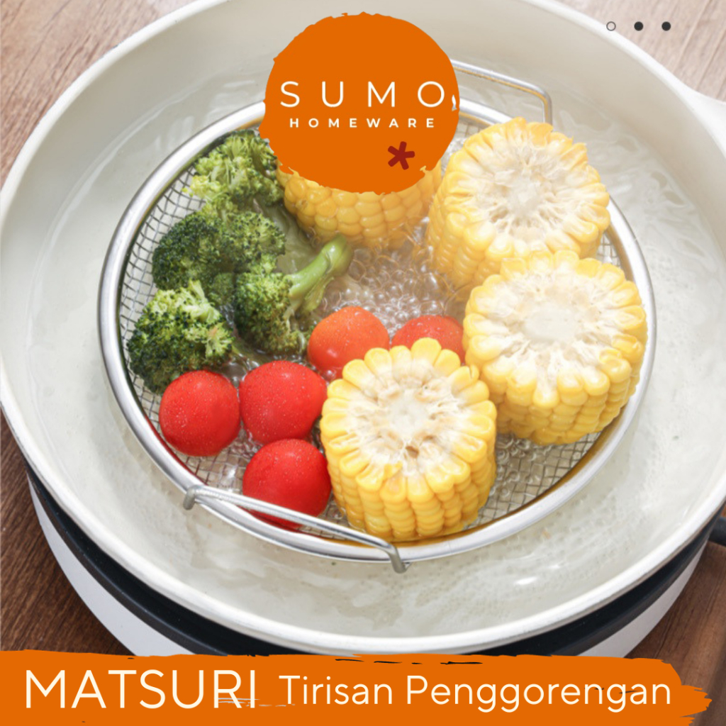 Jual |SUMO| MATSURI Tirisan Minyak Serbaguna Peniris Minyak Stainless ...