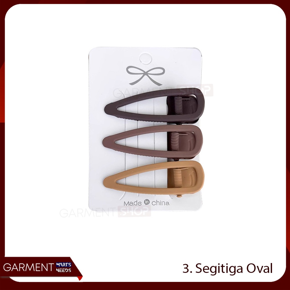 Jual Jepit Rambut Korea Hairpin Poni Lucu Jepitan Poni isi 3 Korean ...