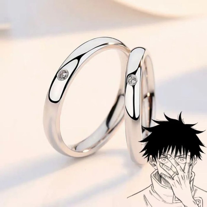 Jual Cincin Couple Titanium Yuta Jujutsu Kaisen Ring Anime Yuta Okkotsu ...